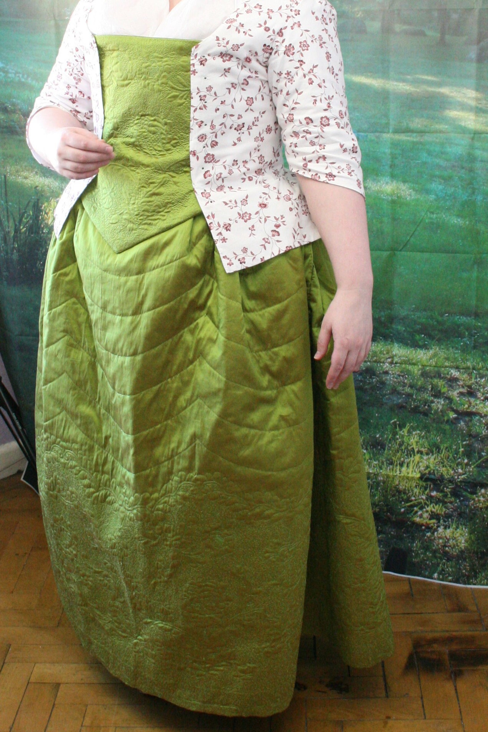 Machine Embroidery Design for 18th Century Quilted Petticoat - Etsy