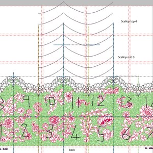 Machine Embroidery Design for 18th Century Quilted Petticoat - Etsy