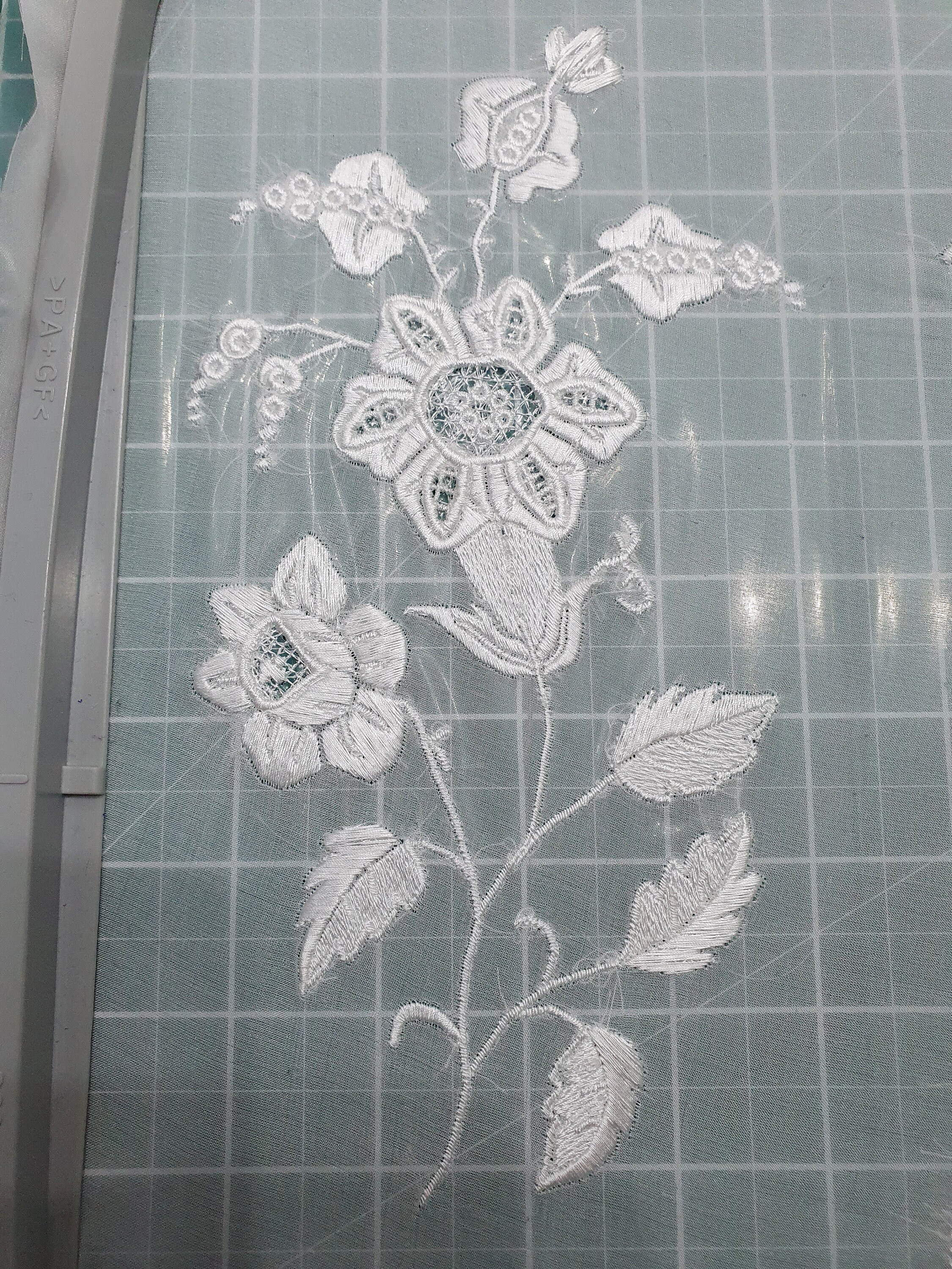 Machine Embroidery Design for 18th Century Fichu - Etsy