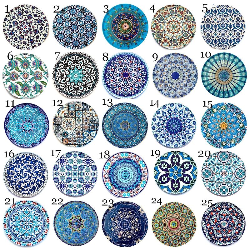 Moroccan Coasters - Etsy