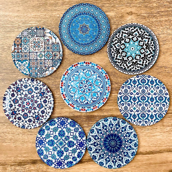 Moroccan Coasters - Etsy