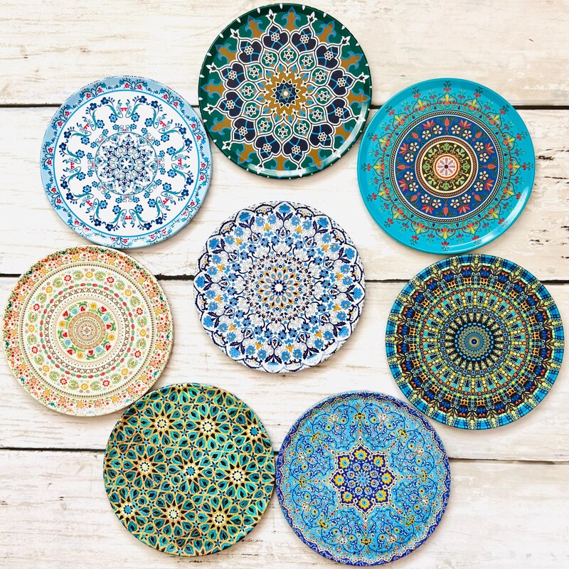 Moroccan Coasters - Etsy