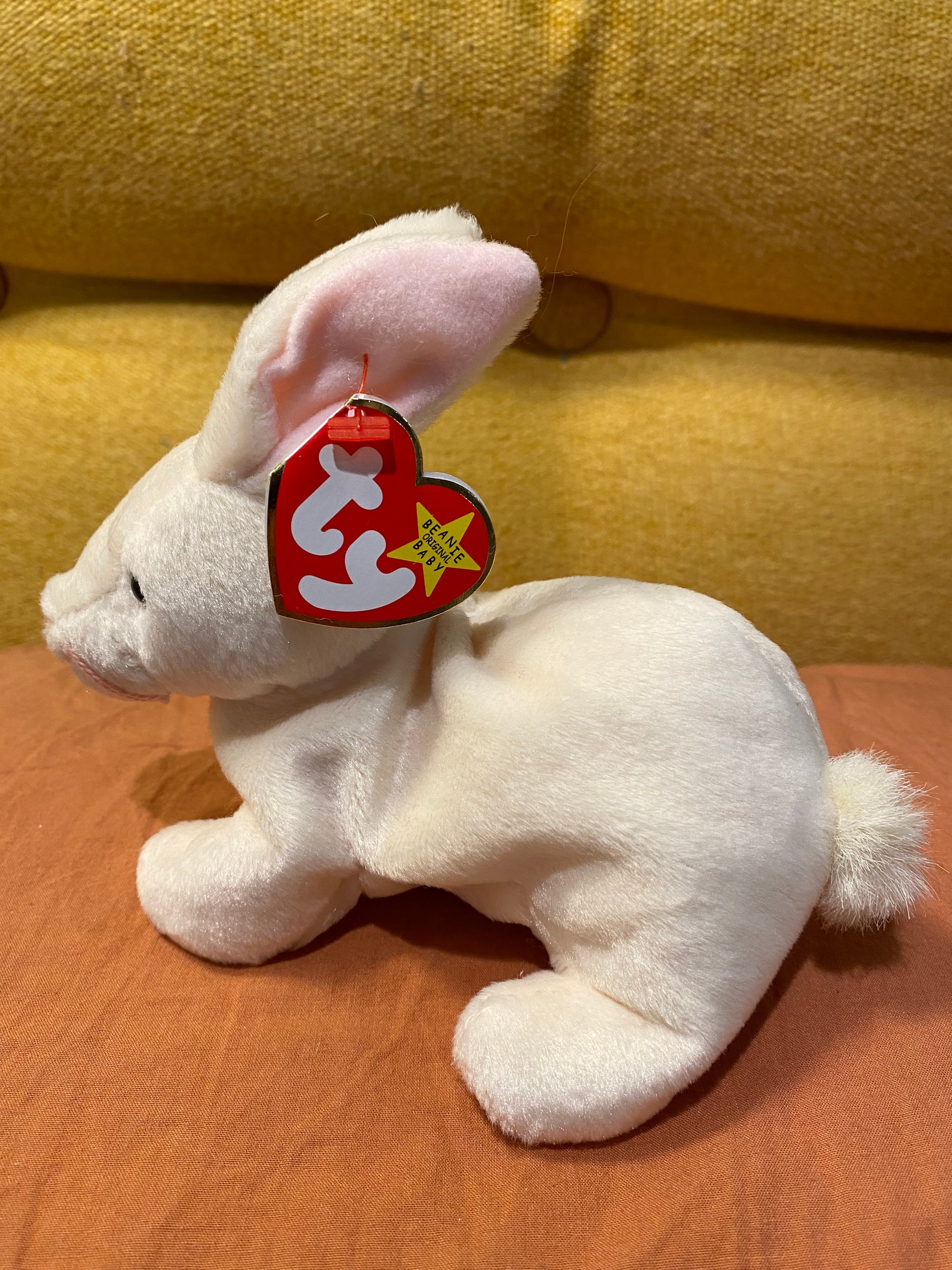 Nibbler the Bunny/Rabbit Ty Beanie Baby parte de la colección - Etsy España