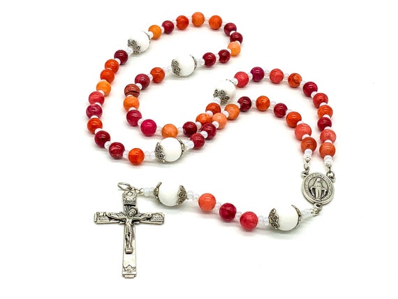 Unique Rosaries For Women Unusual Rosary Beads Unique 8mm Heart