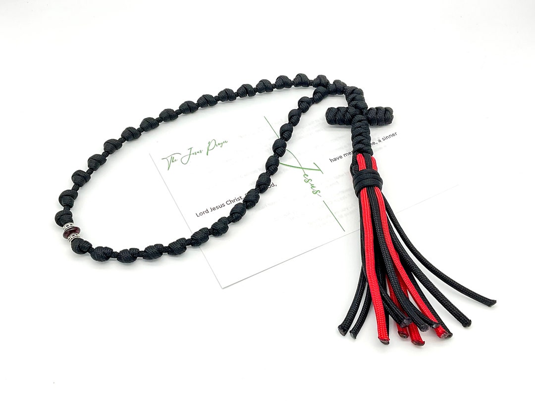 Jesus Prayer Beads, Christian Prayer Beads, 33 Bead Rosary, Orthodox ...
