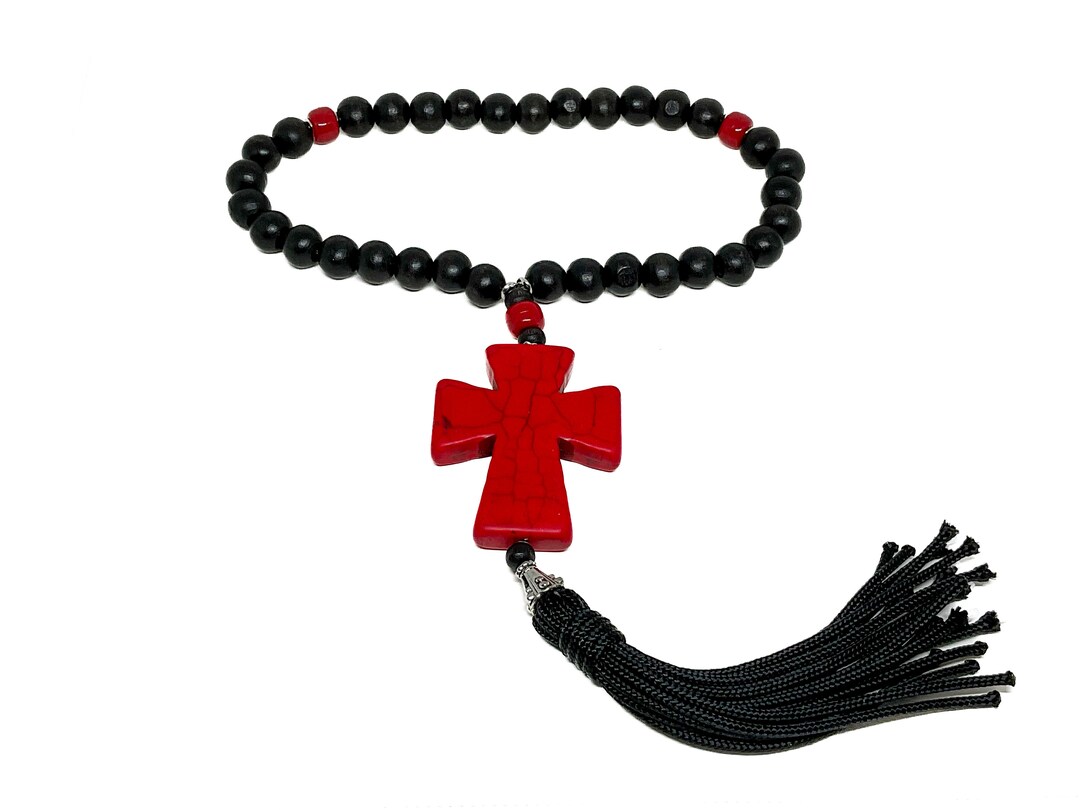 Jesus Prayer Beads, Christian Prayer Beads, 33 Bead Rosary, Orthodox ...