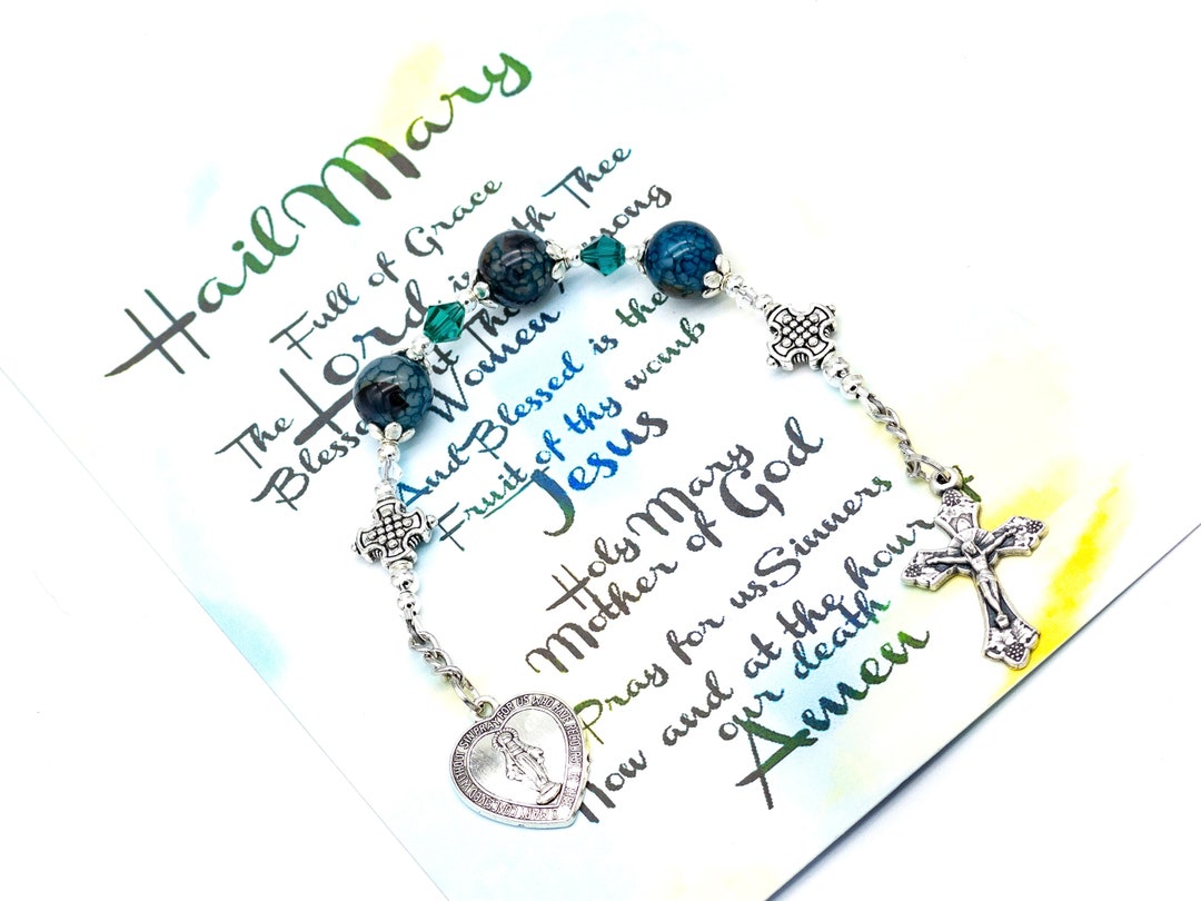 Hail Mary Pocket Chaplet, Hail Mary Devotion Chaplet, Three Hail Mary ...