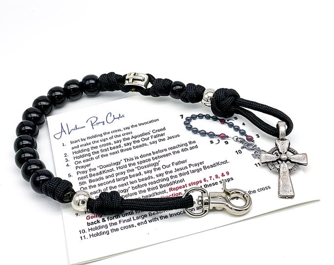 Lutheran Rosary Chaplet, Auto Loop, Lutheran Paracord Rosary, Military ...