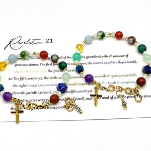 Revelation 21 Christian Jewelry Bible Story Bracelet - Etsy