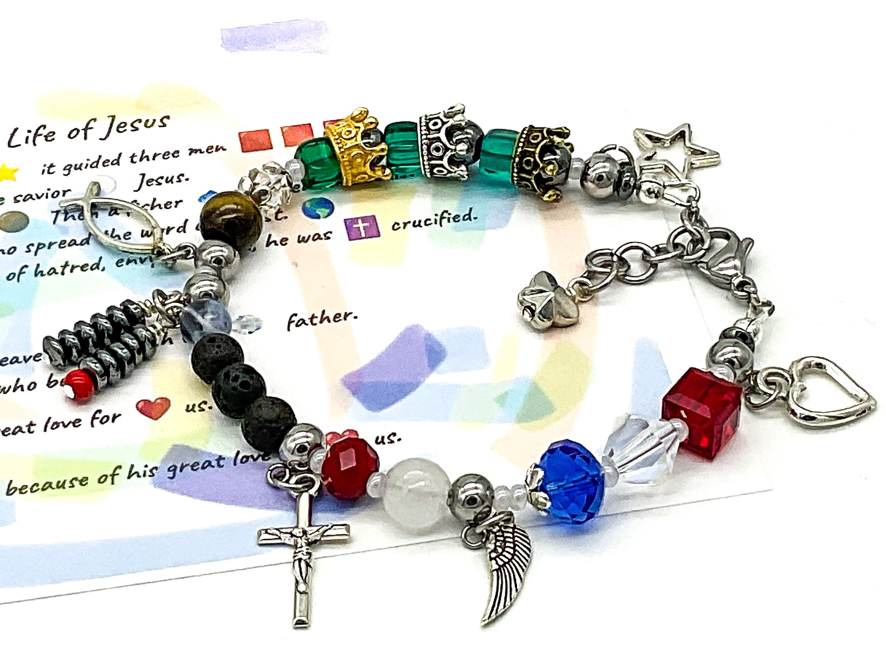 Story of Jesus Bracelet / Life of Jesus Bracelet / Christian - Etsy