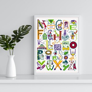 Phish Alphabet, Phish Art, Phish Nursery Decor, Phish Kids, Kids Room ...