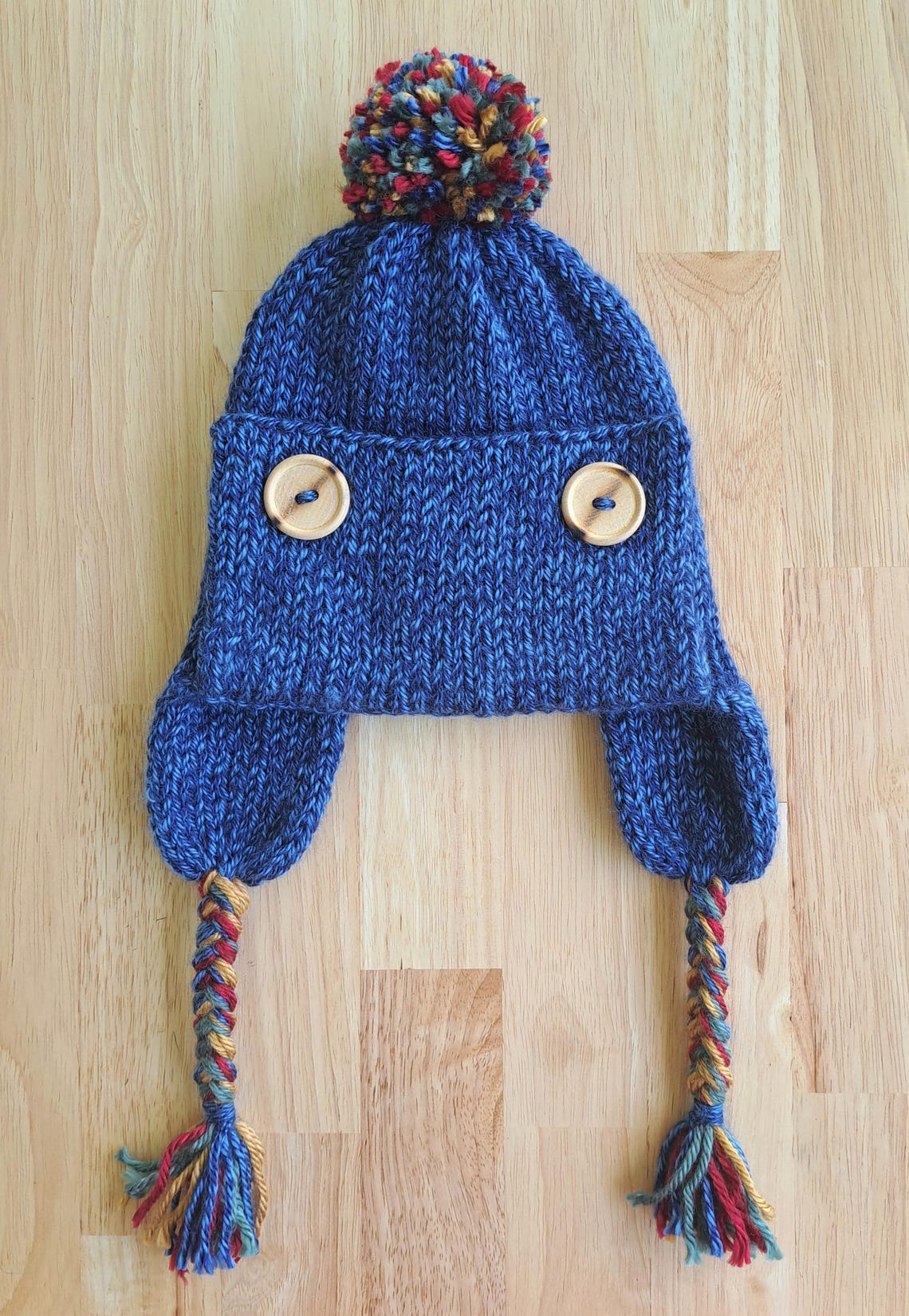 Aviator Hat Circular Knitting Machine Pattern Sentro Knit Gift Quick ...
