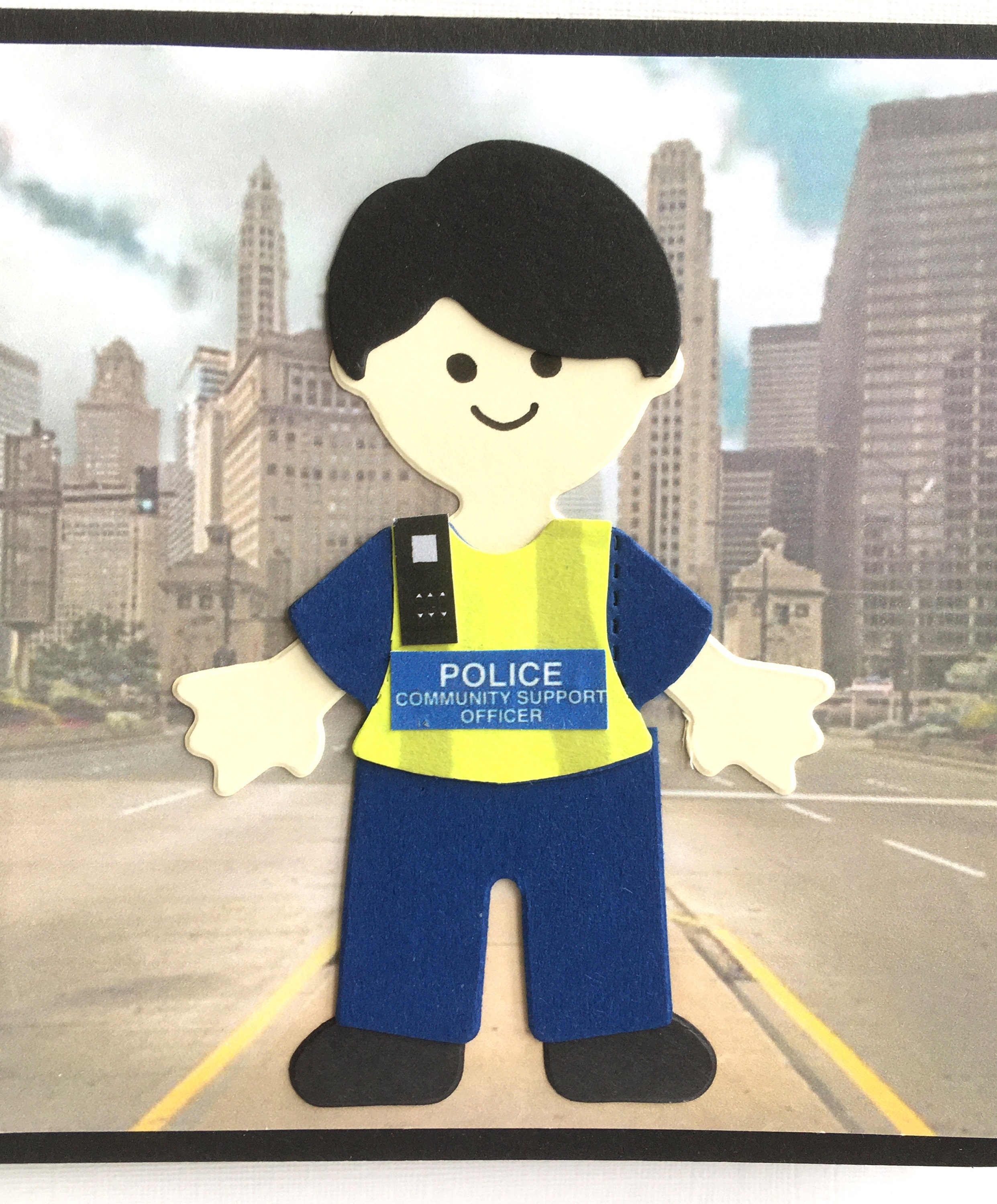 PCSO Passing Out Card police Community Support Officer Handmade and ...