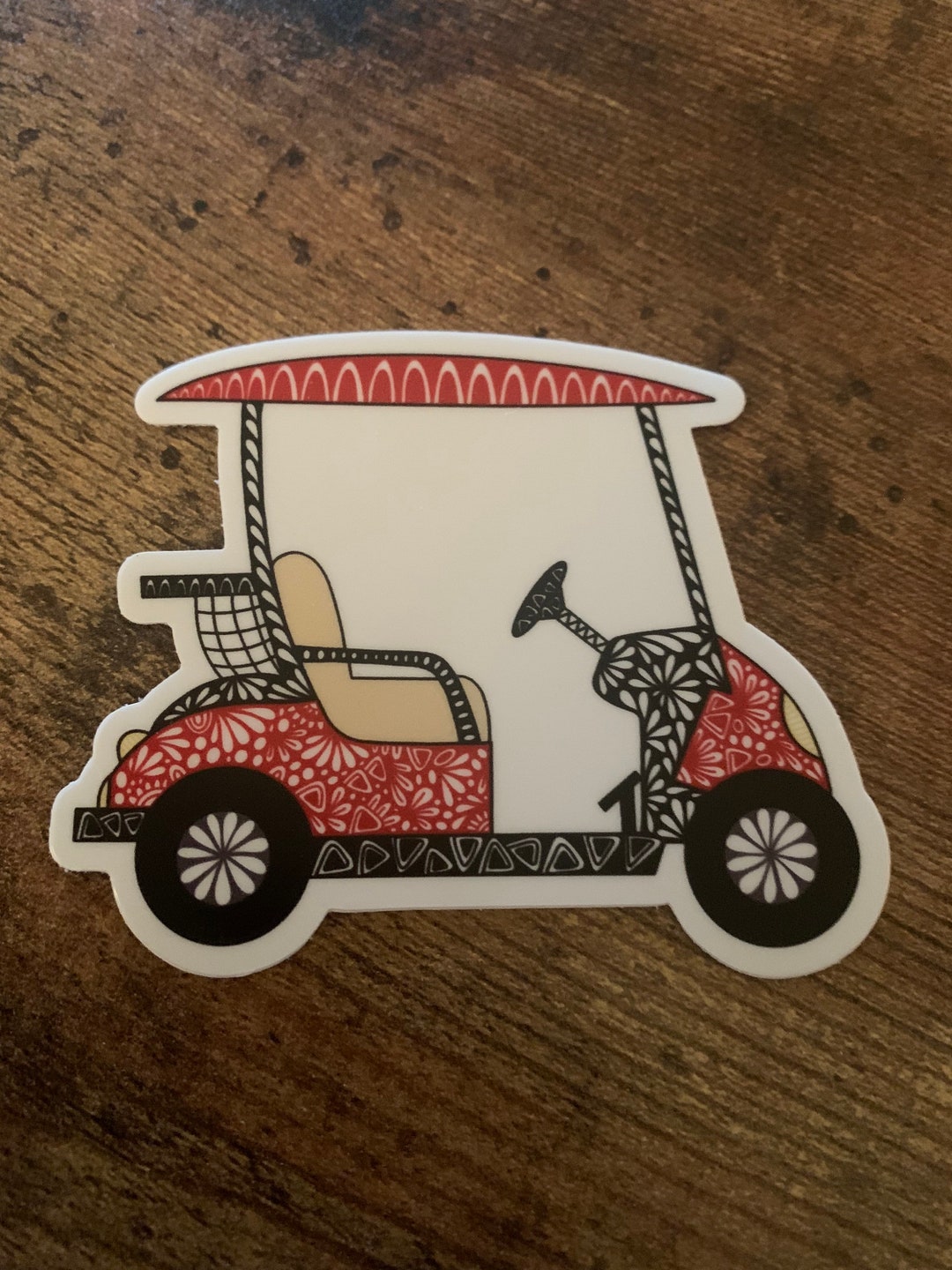 Golf Cart Sticker! - Etsy