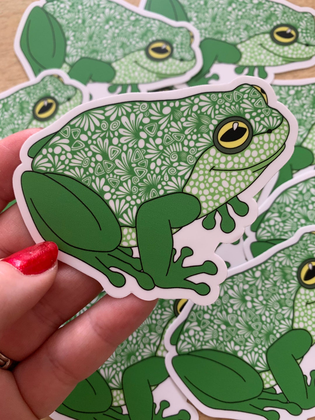 Frog Sticker! - Etsy