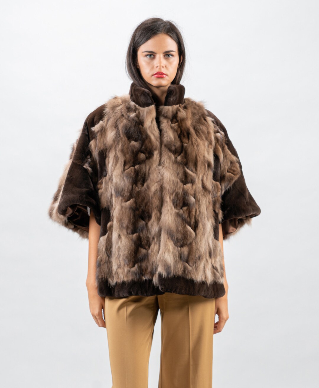 Sable Fur Cape/women Cape/sable Stole/women Winter Cape/fur Coat/by Askio Fashion Furs - Etsy