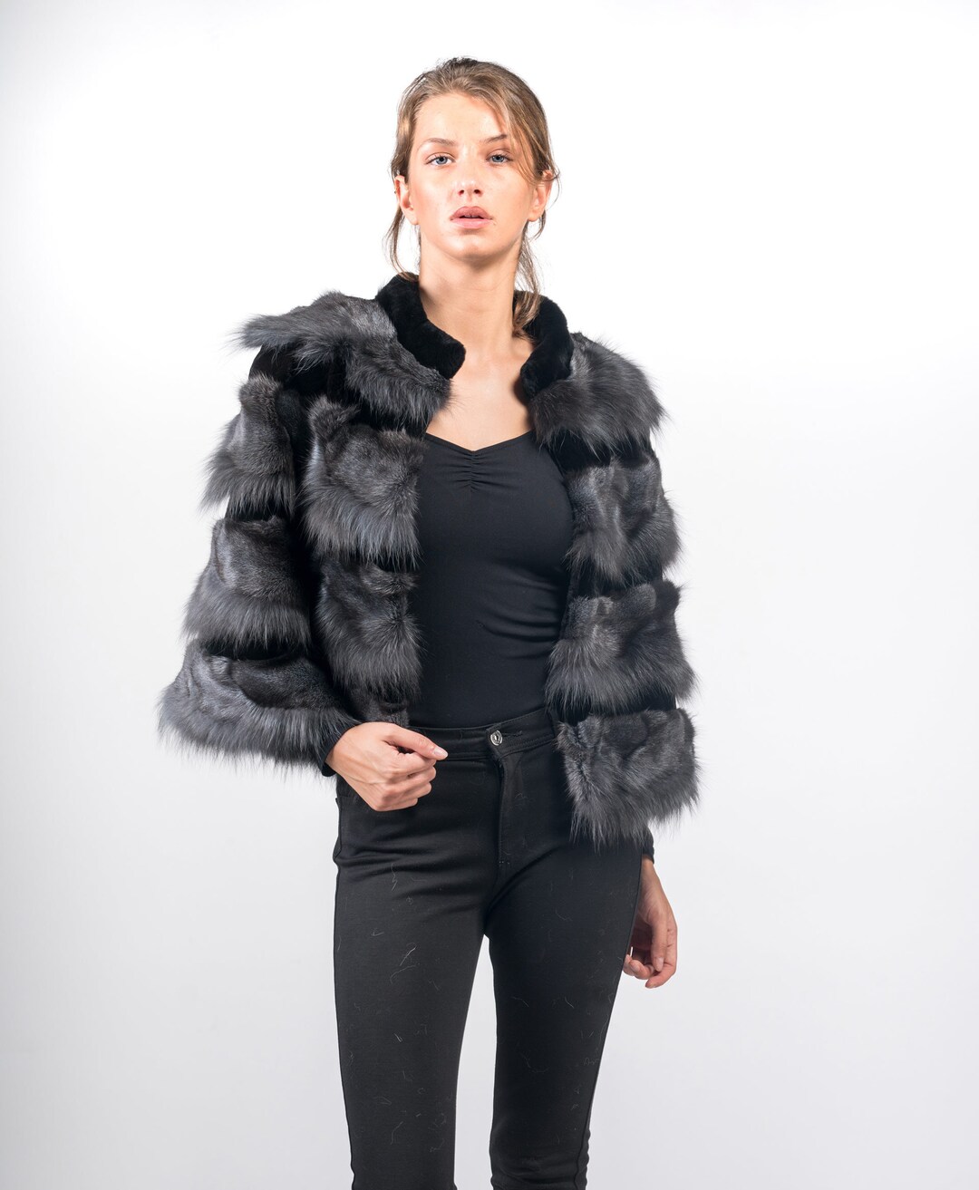 Fluffy Fox Fur Stole | Modern Luxury Women’s Accessory | Handmade Gift ...