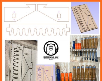 French Cleat Hardware Holder Build Plans Hardware Storage - Etsy