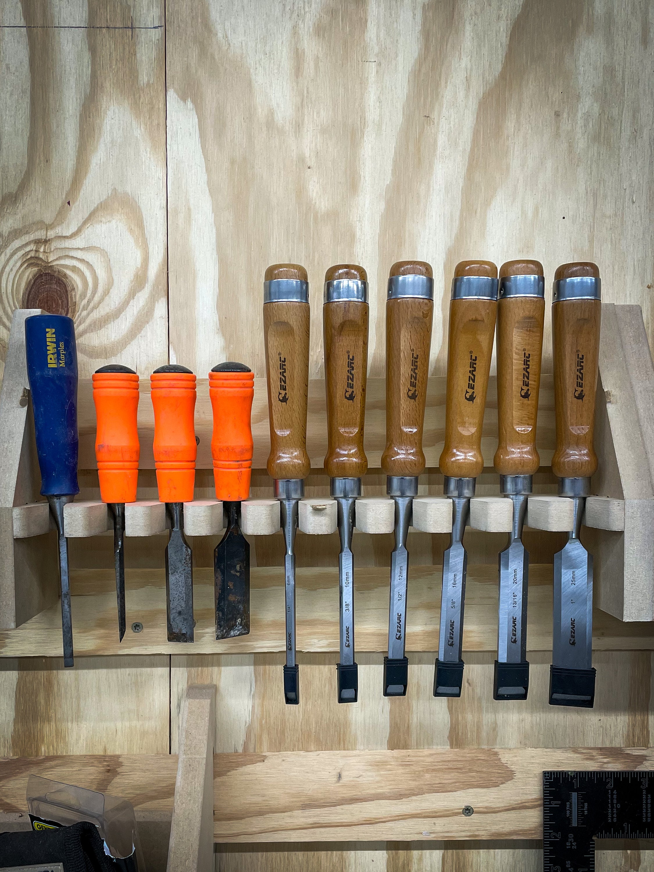 Chisel Holder - Modular French Cleat Storage - Design Files for CNC (.ai, .dxf, .eps, .crv, Svg ...