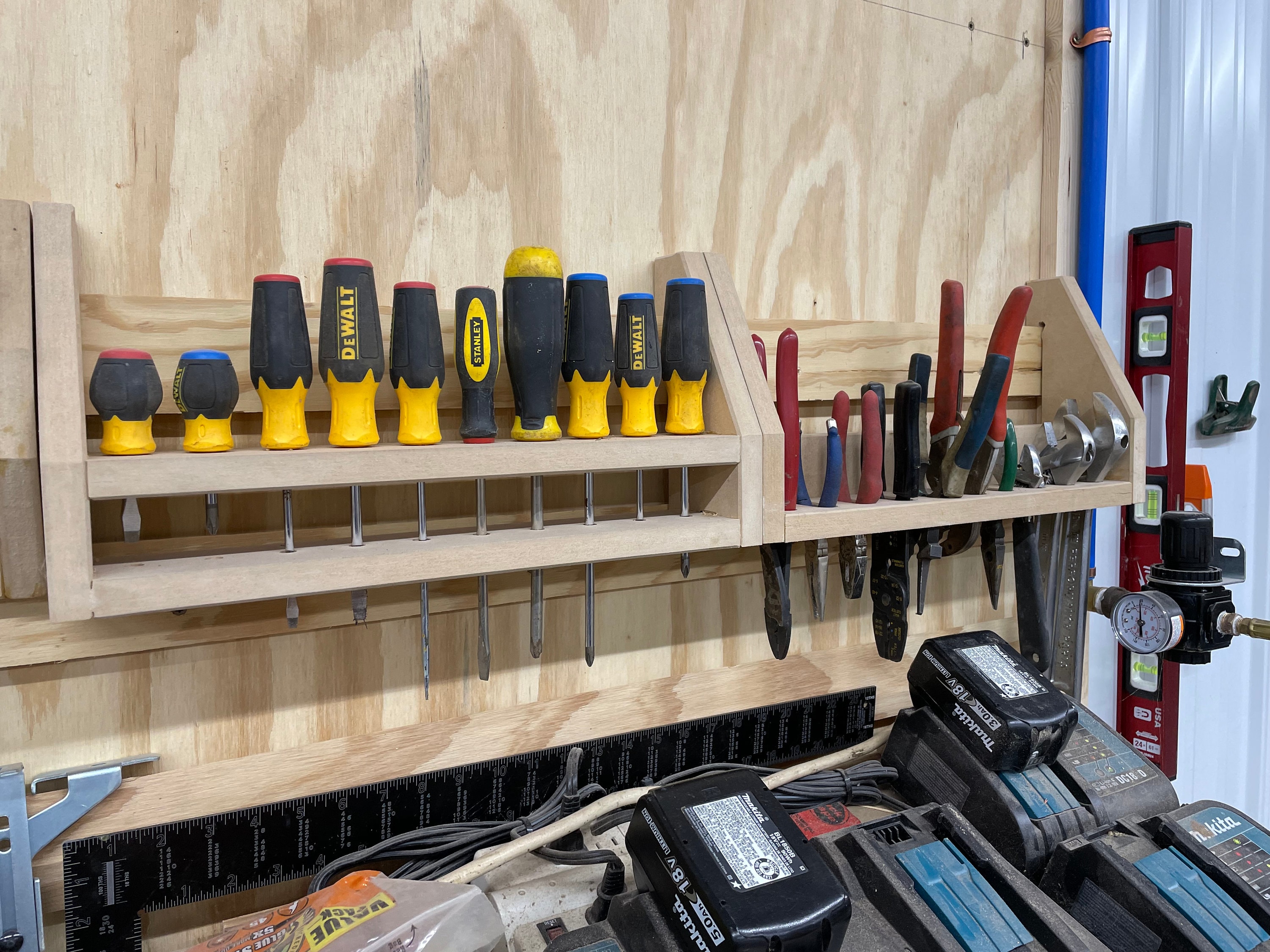 Screwdriver Holder/organizer French Cleat Storage Design - Etsy