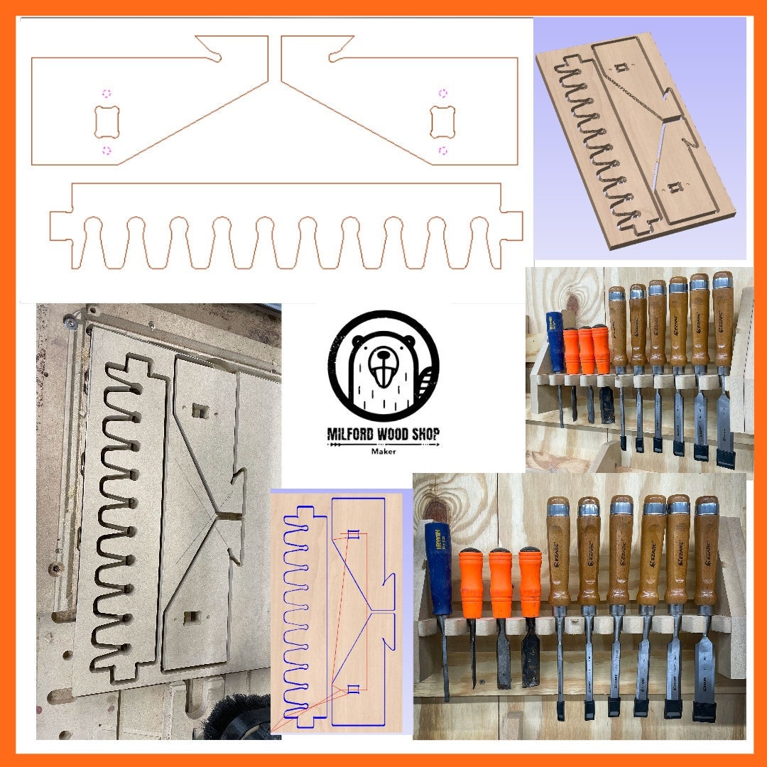 Chisel Holder - Modular French Cleat Storage - Design Files for CNC ...