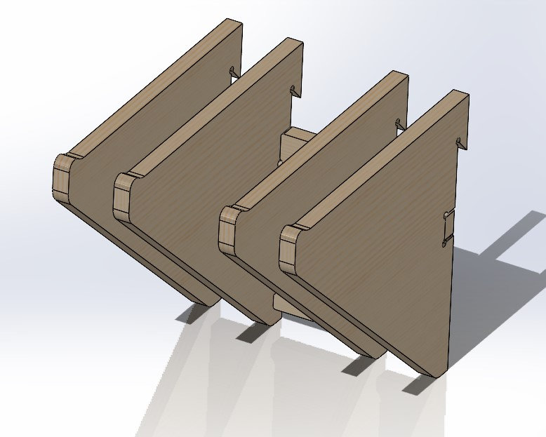 Clamp Rack Double Large Modular French Cleat Storage Design - Etsy