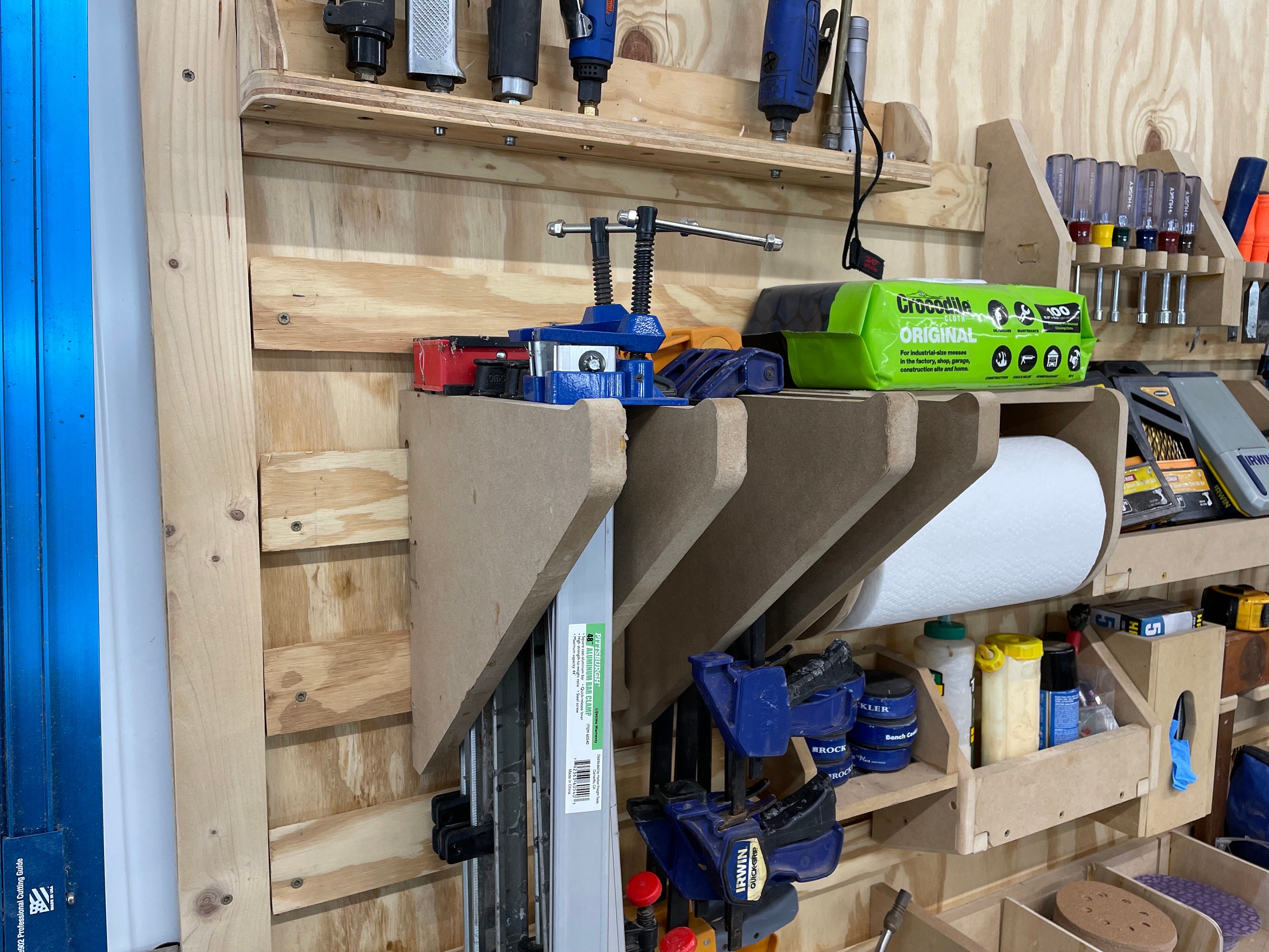 Clamp Rack Double Large Modular French Cleat Storage Design - Etsy