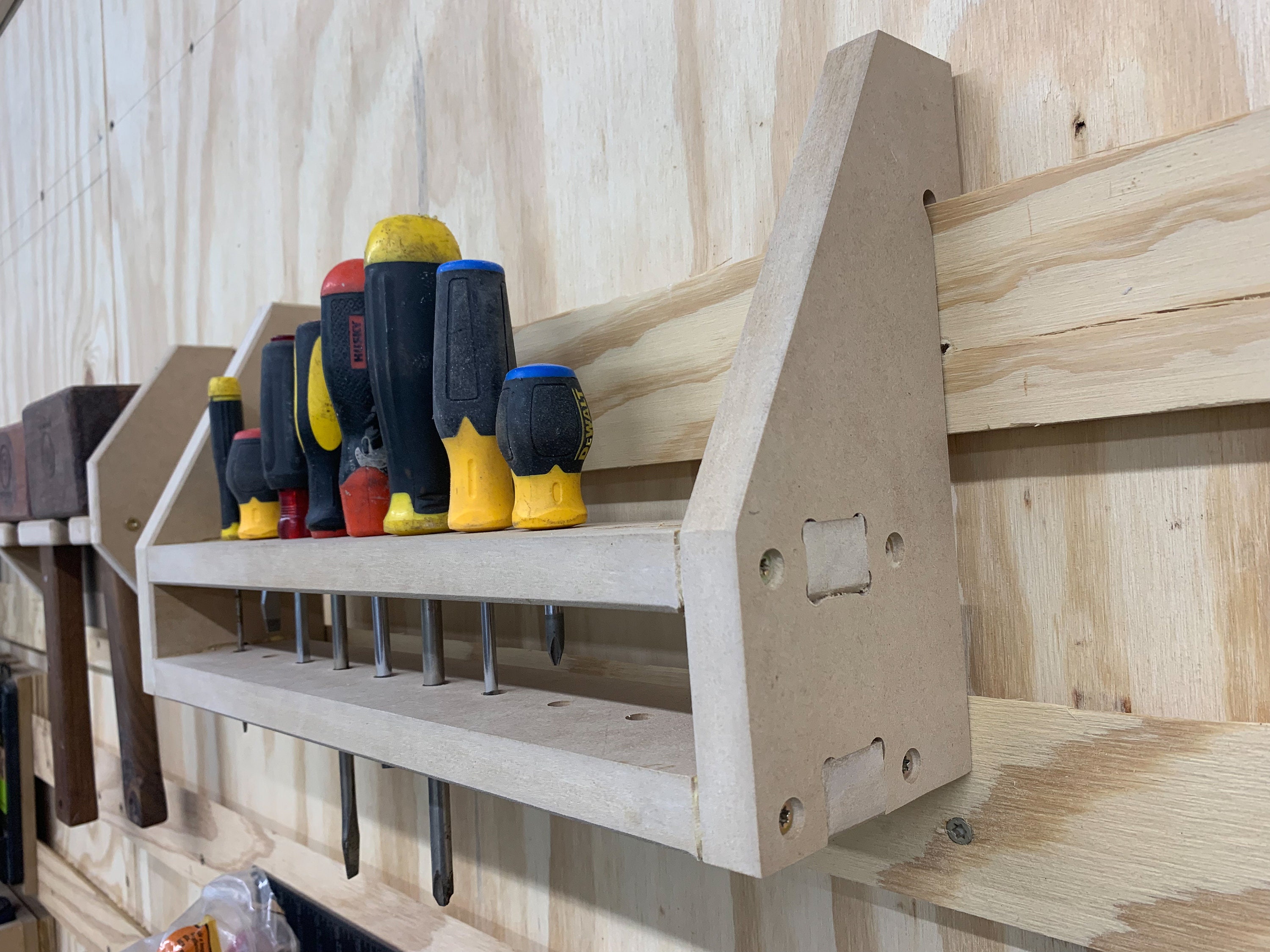 Screwdriver Holder/organizer French Cleat Storage Design - Etsy