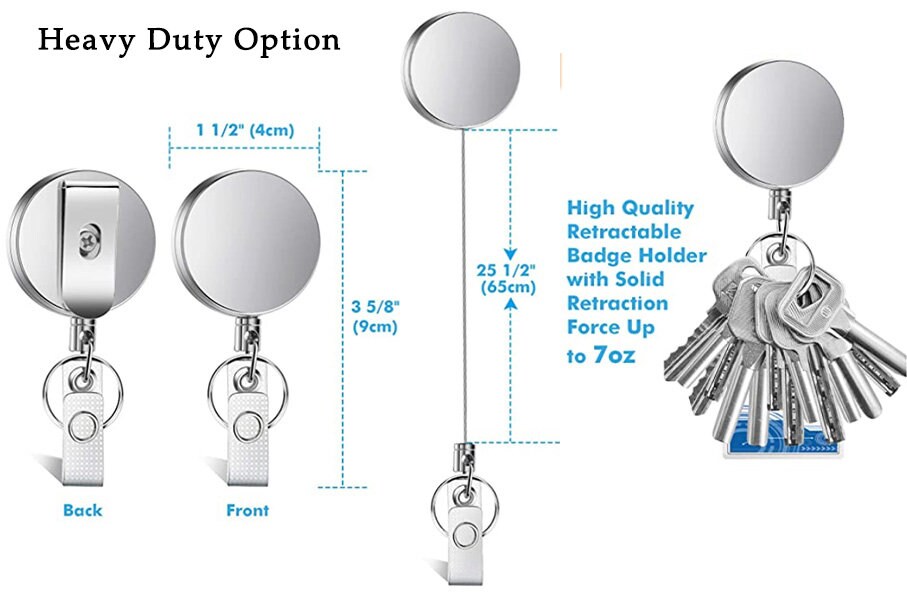 Nurse Rosie the Riveter. Cute Retractable Badge Reel Clip Holder ...