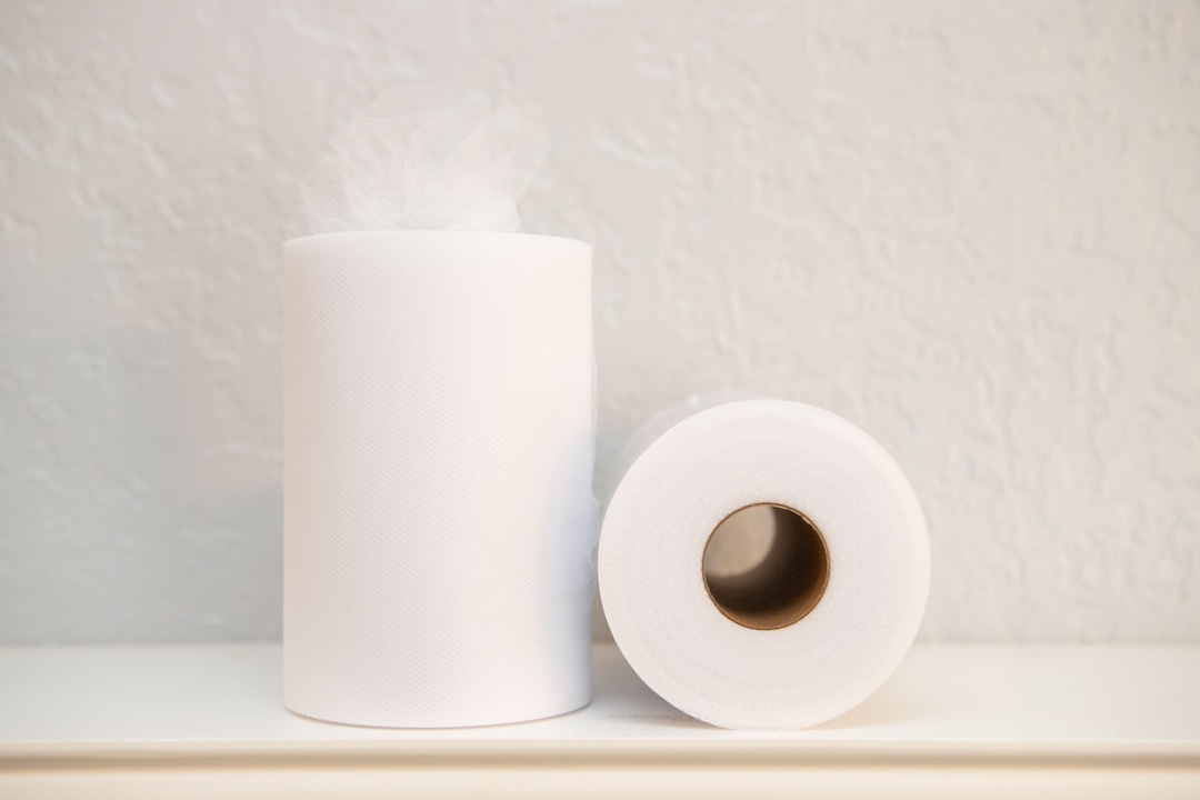 White Tulle Roll, 6"x100 Yard, White Tutu Fabric, 300 Feet Tulle Spool ...