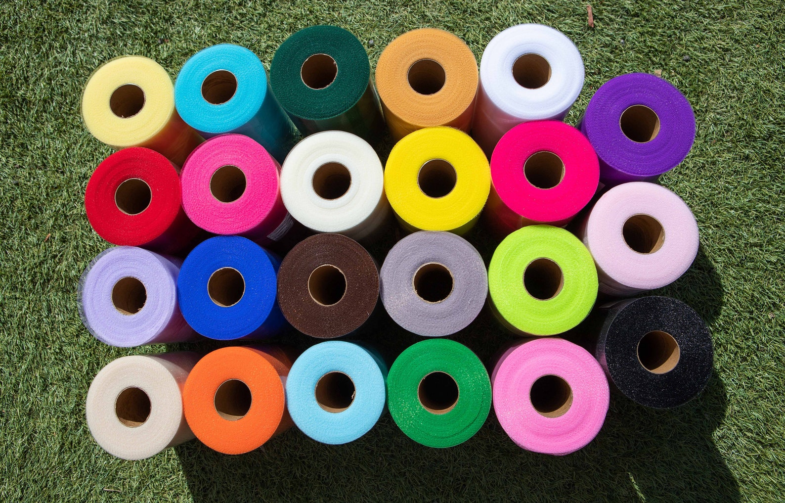 TULLE Rolls, 6x100 Yard, Tutu Fabric, 300 Feet Tulle Spool, Tulle for ...