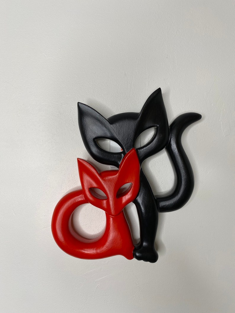 Cat Design, Wooden Wall Decor, Home Decor, Wall Decor, Animal, Cat, Pet ...