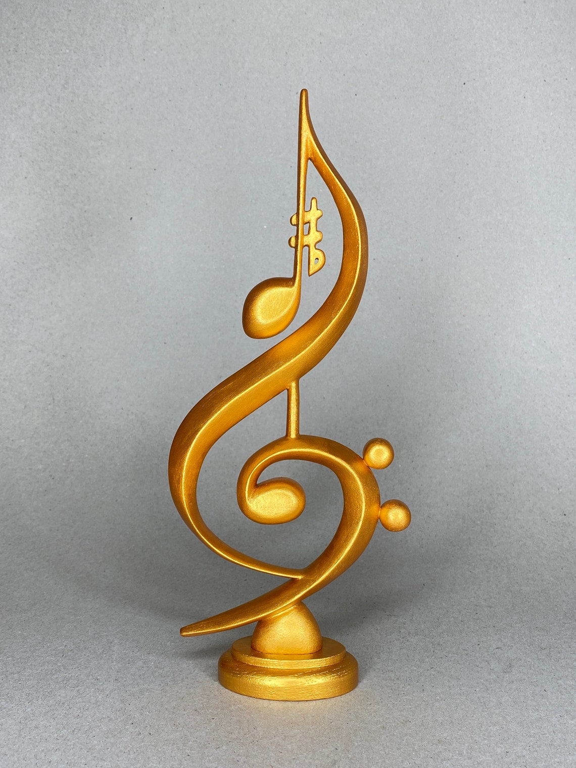 Musical symbols Treble clef 11 inches Bass clef sharp | Etsy