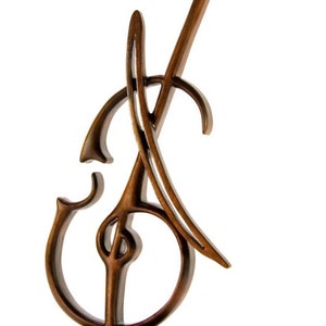 Linden Violin, Wooden Sculpture Gift Idea for Music Lover, Musical ...