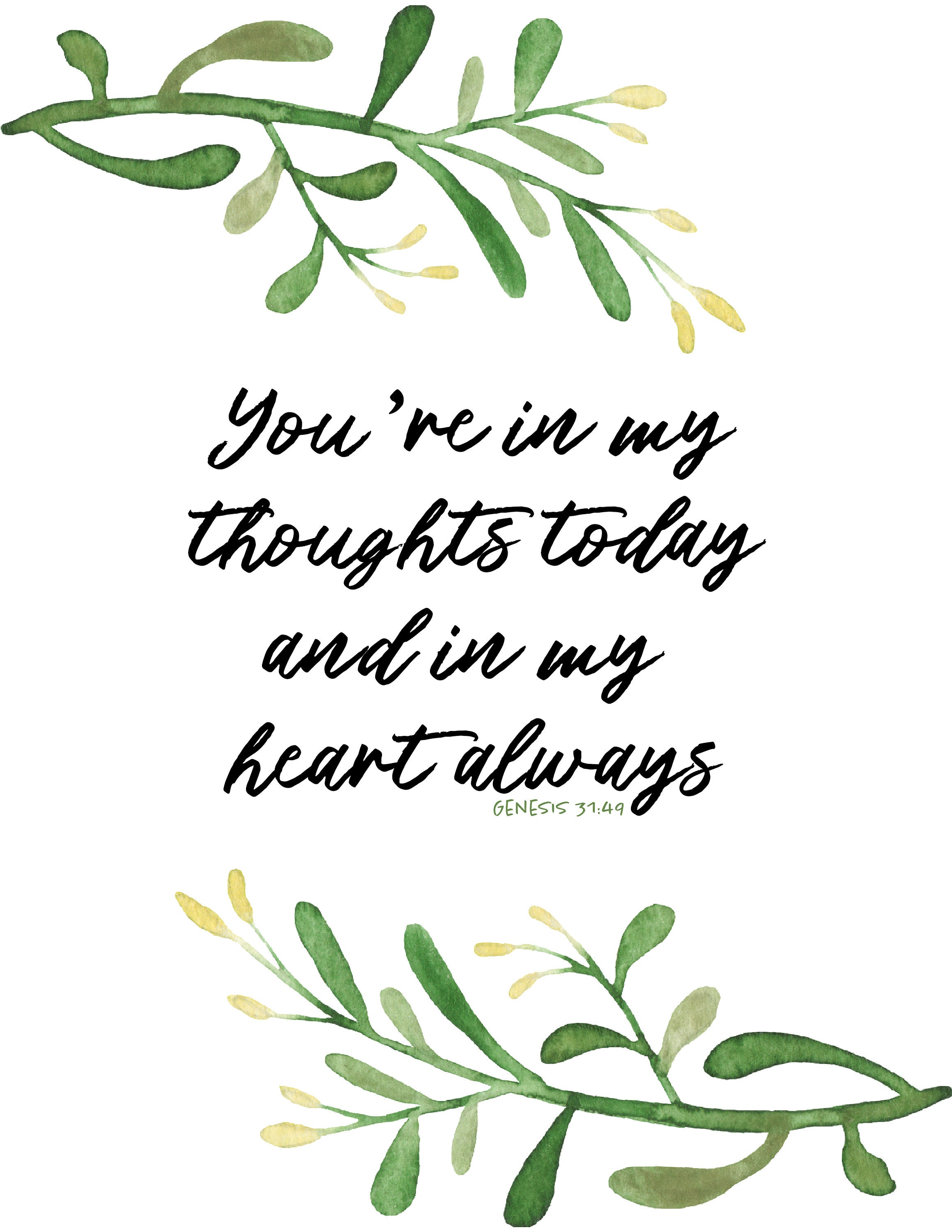 You're in My Thoughts Today and in My Heart Always. - Etsy You're in My Thoughts Today and in My Heart Always. - Etsy