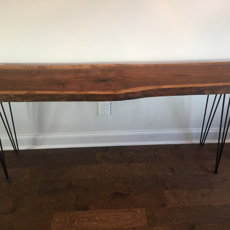Live Edge Console Table - Etsy