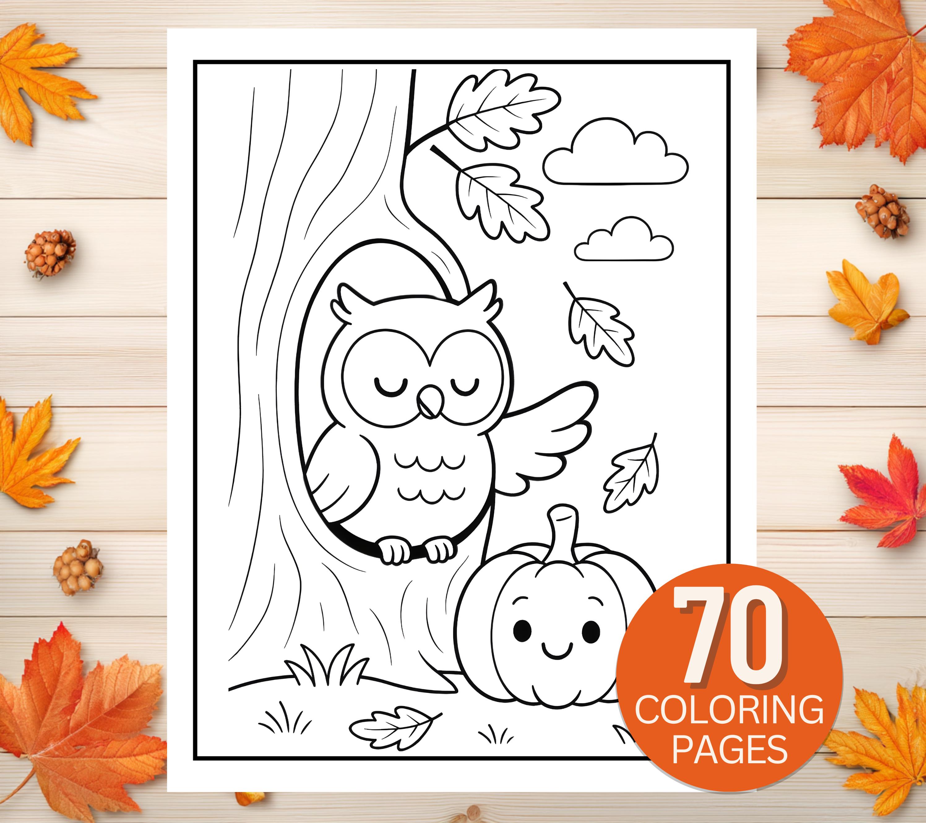 Fall Coloring Pages for Kids & Adults | Cozy Autumn Printables ...