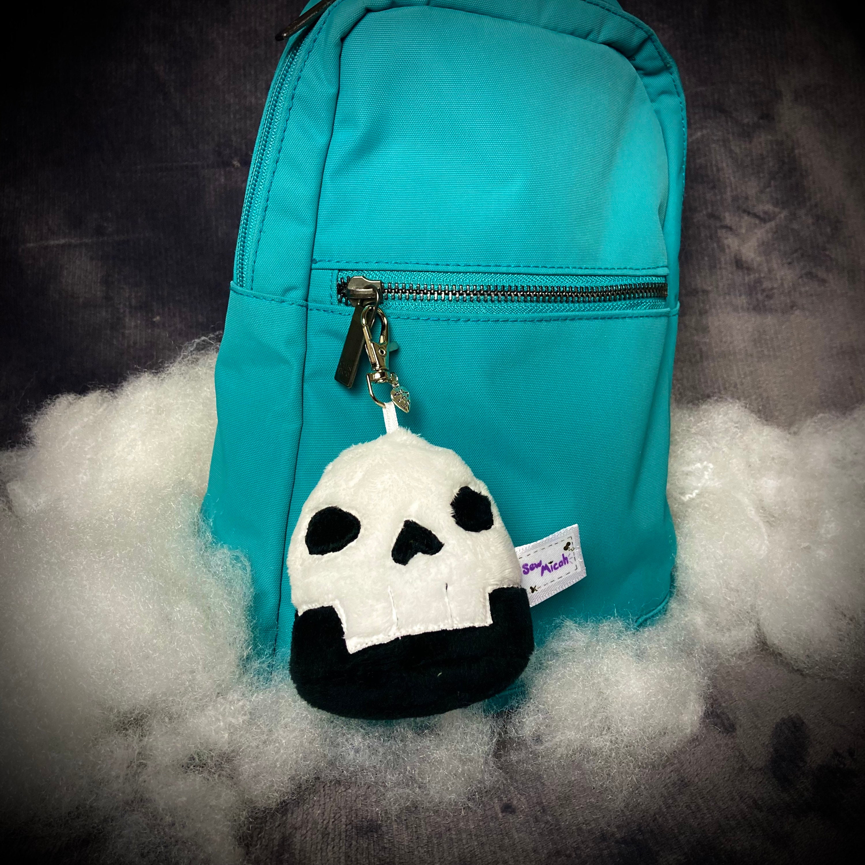 Skeleton Skull Keychain Plush - Etsy