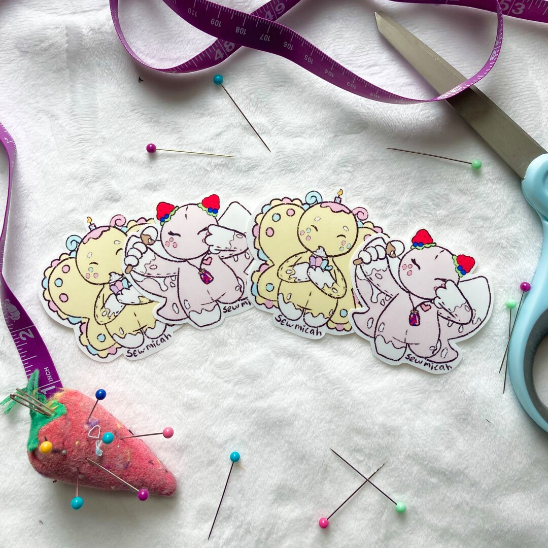 2 1/4” Vinyl Sweets Pixie Plush Sticker - Etsy