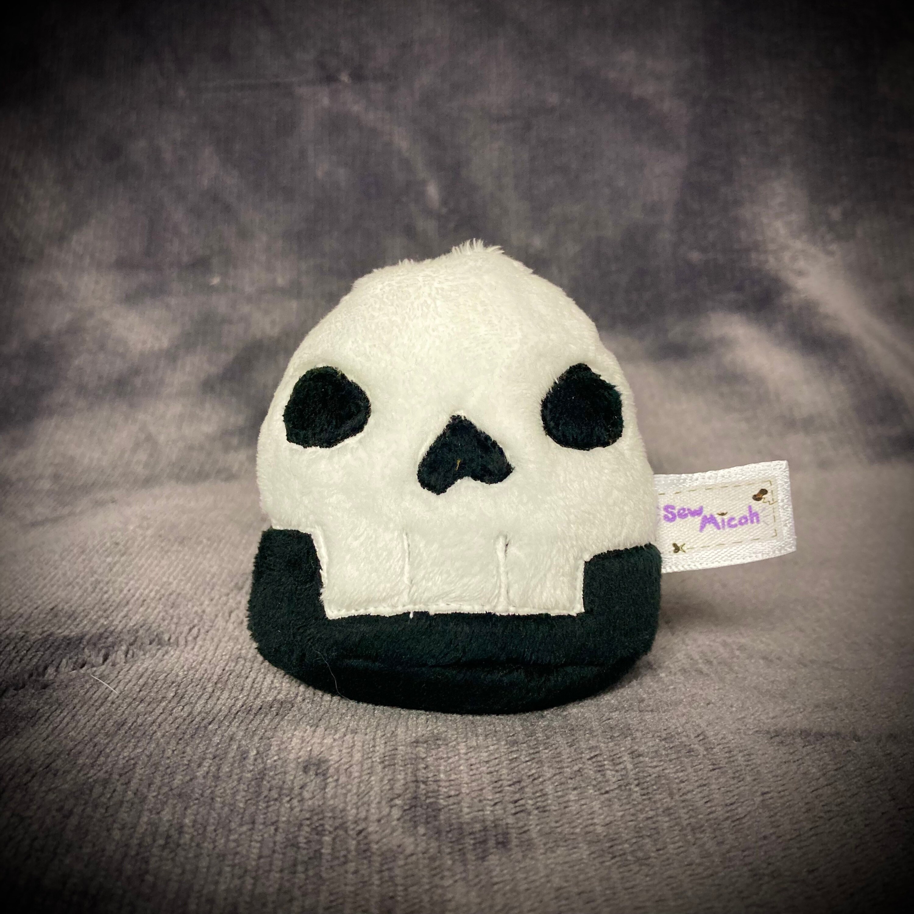 Skeleton Skull Keychain Plush - Etsy