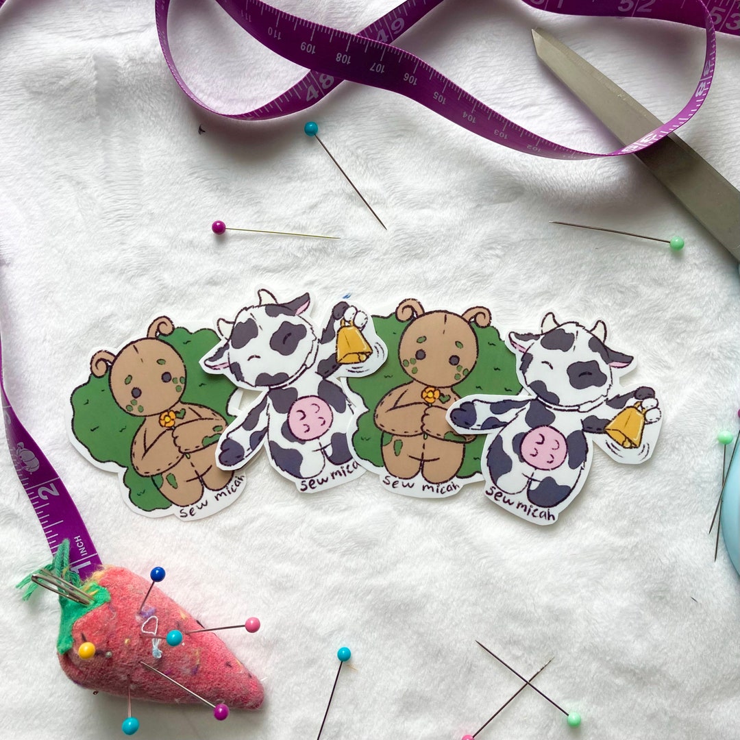 2 1/4” Vinyl Nature Pixie Plush Sticker - Etsy