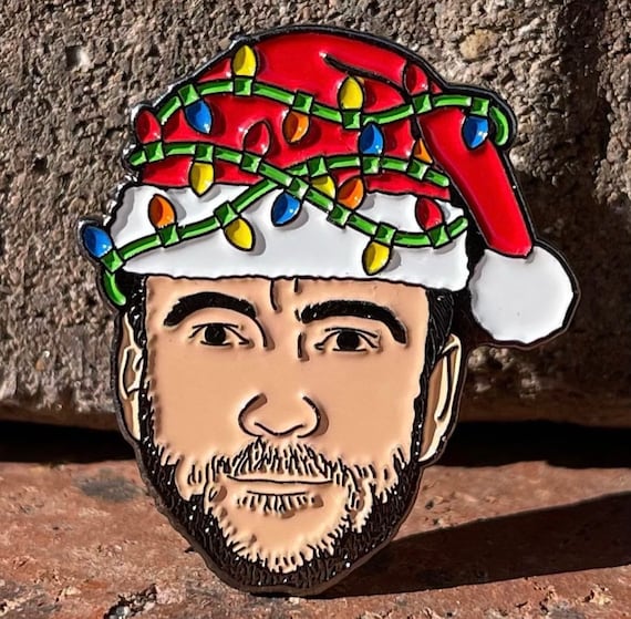 Holiday Dave Pin - Etsy