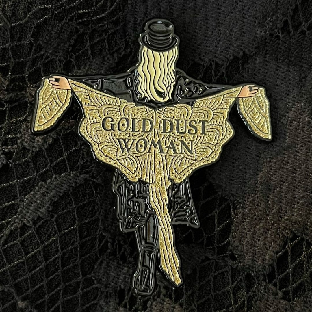 Gold Dust Woman Pin - Etsy