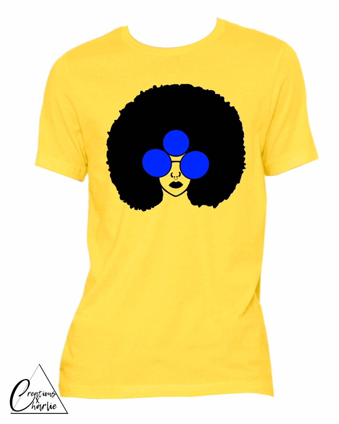 Buy Third Eye Sunglasses Woman Unisex Afro Tshirt Online in India - Etsy