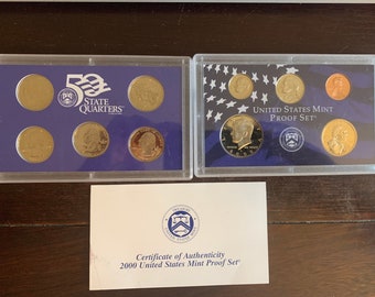 2000 Mint Proof Set - Etsy