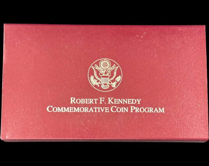 1998 Robert F. Kennedy Memorial Commemorative Coins Proof and UNC ...