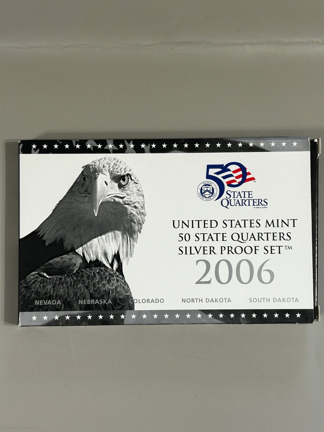 Beautiful 2006 -S United States Mint Quarters Silver Proof Set W/box ...