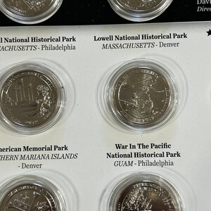Beautiful 2019 American the Beautiful Quarters Uncirculated Coin Set ...
