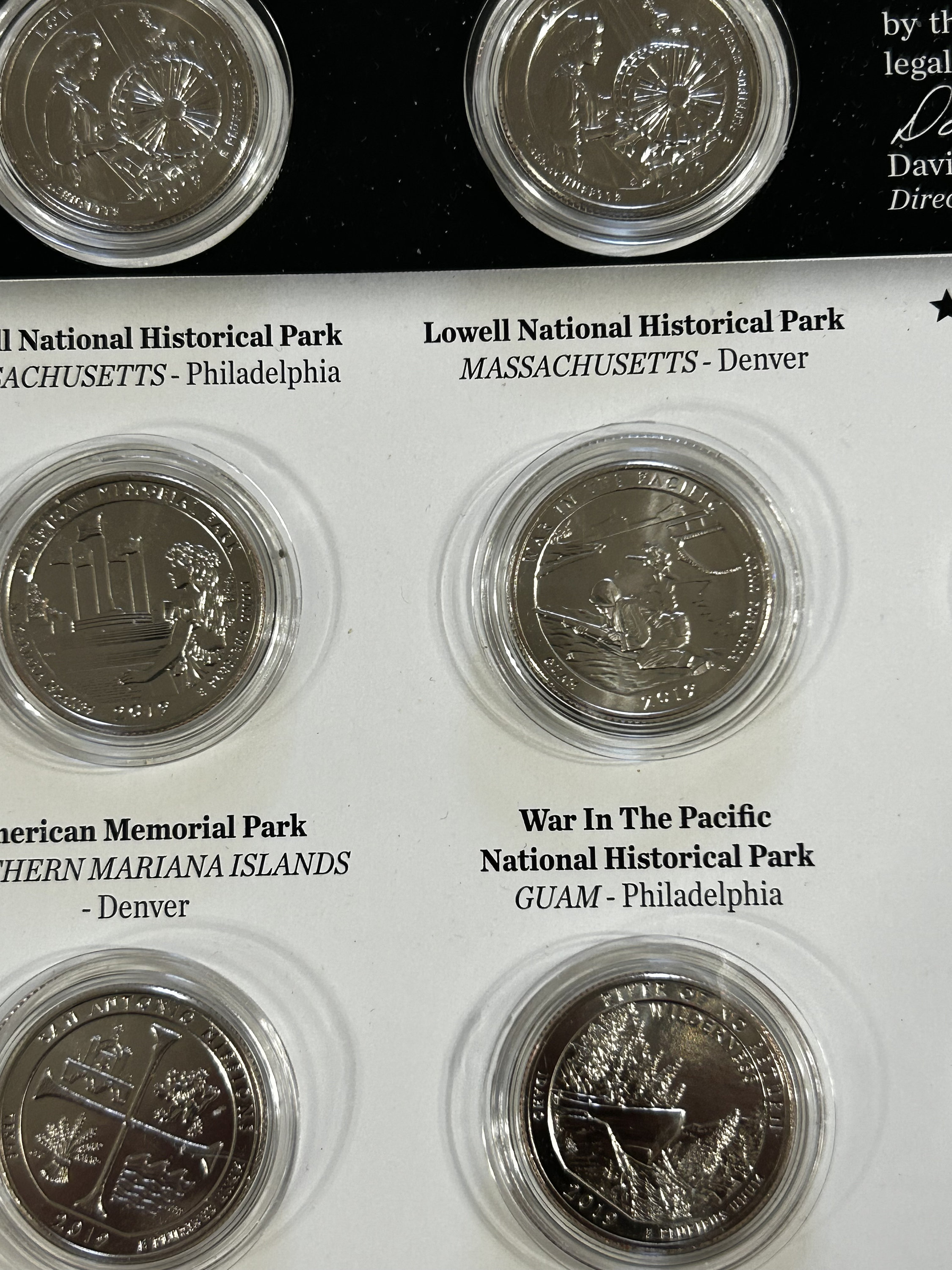 2019 American the Beautiful Quarters, Uncirculated Coin Set (P&D) - Etsy