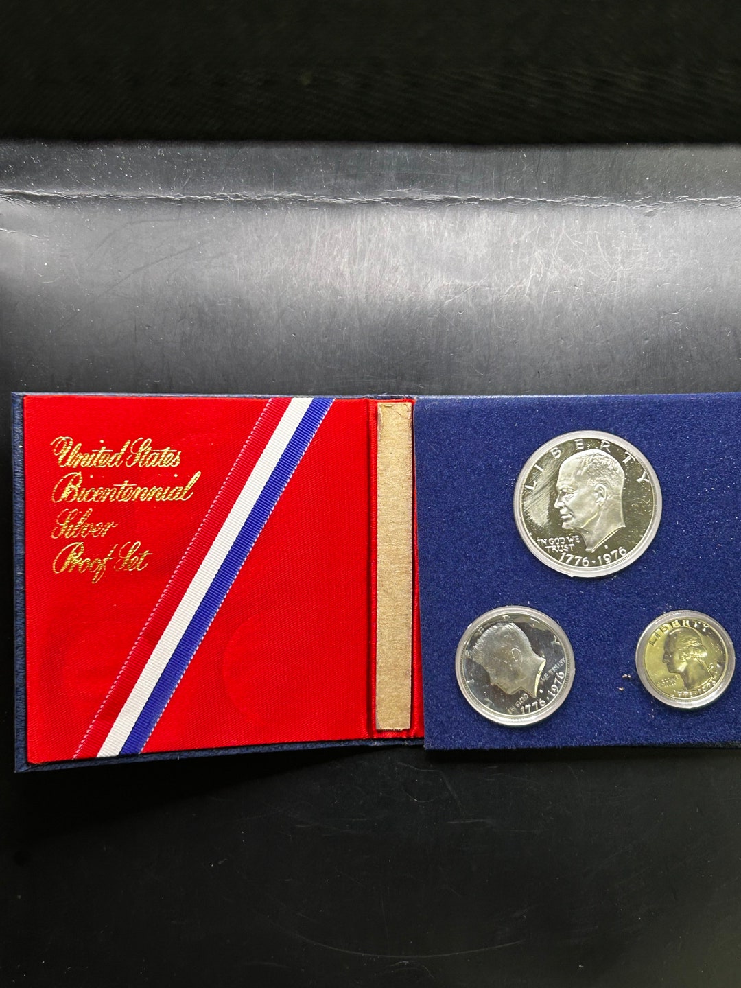 Beautiful 1976 Bicentennial US Proof Set - Silver 3 Pc - Etsy